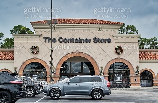 The Container Store building exterior and parking lot in Houston, TX ...