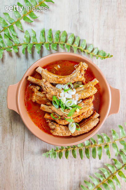 Deunggalbijjim, Korean Braised Pork Rib : For this dish, pig backbone ...