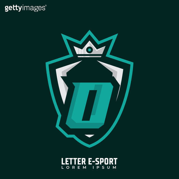 letter D gamer design, Initials e-sports design concept, emblem design ...