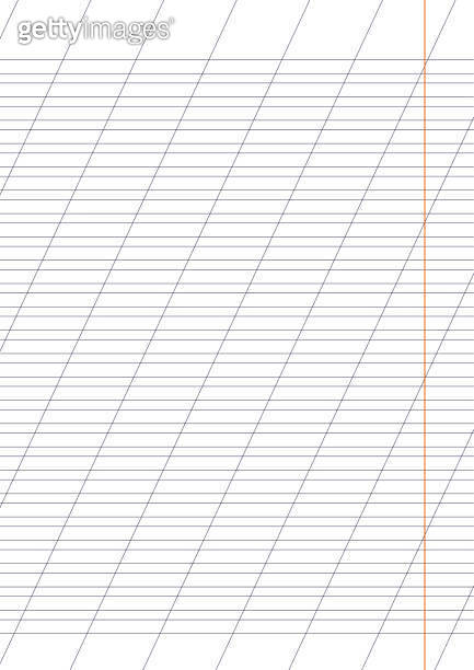 Graph paper. Printable lined grid paper with color horisontal, diagonal ...