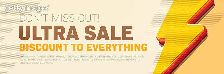 Ultra sale flash banner with discount on everything promo 이미지 ...