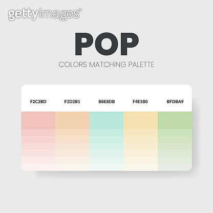 Pop color scheme. Color Trends combinations and palette guide. Example ...