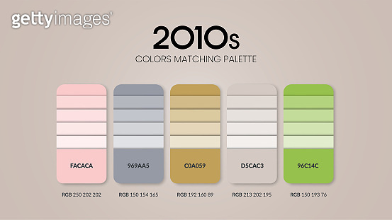 2010s colour schemes ideas. Color Trends combinations and palette guide ...