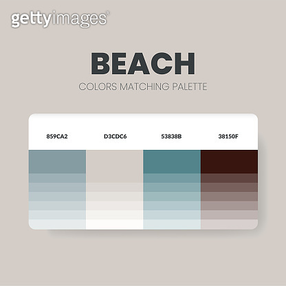 Beach tone colour schemes ideas. Color palettes are trends combinations ...