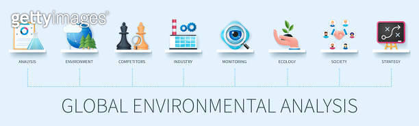 Global Environmental Analysis infographic in 3D style 이미지 (1367965343 ...
