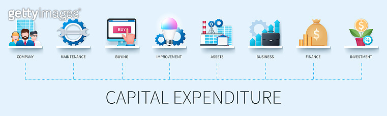 Capital expenditure web vector infographics in 3d style 이미지 (1397307440 ...