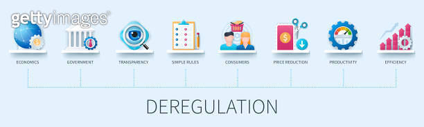 Deregulation vector infographics in 3d style 이미지 (1400372557) - 게티이미지뱅크