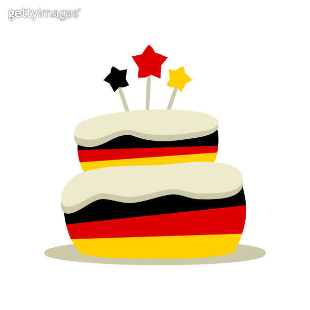 Cake in national colors of Germany. German Pie 이미지 (1392586689) - 게티이미지뱅크