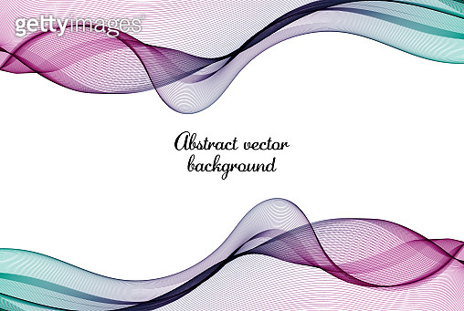 Purple transparent wave abstract background, wave horizontal lines ...