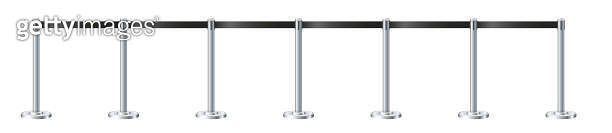 Retractable belt rack. Portable tape barrier. Black tape for fencing on ...