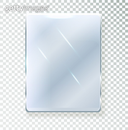 mirror is rectangular insulated. Realistic rectangular mirror frame ...