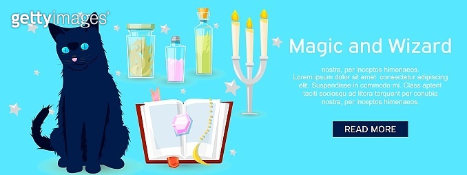 Magic and wizard collection of items to cast a magic spell website ...