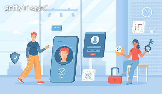 Authentication and Identity Verification. Face, fingerprint recognition ...