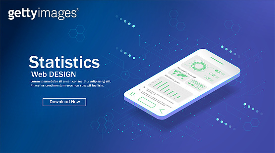 Online statistic, data Analytics and finance and trading mobile app ...