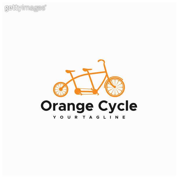 Orange Cycle symbol Sign Design 이미지 (1401937304) - 게티이미지뱅크