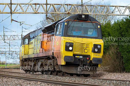 Colas Rail Class 70 Locomotive 이미지 (1383093277) - 게티이미지뱅크