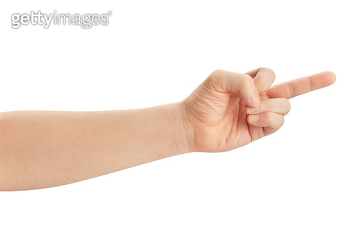 middle finger gesture 이미지 (1435928055) - 게티이미지뱅크