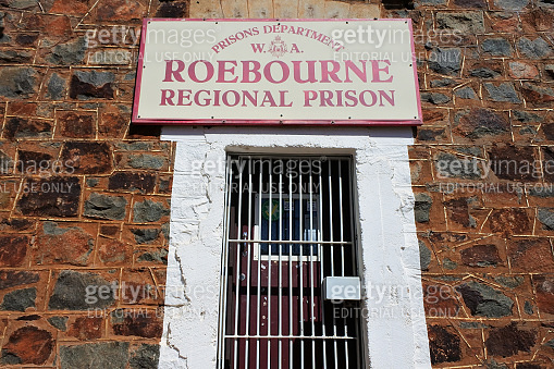 The Old Roebourne Gaol in Roebourne town in Western Australia ...