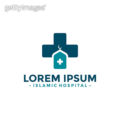 Islamic Hospital Template Design. Islamic Medical Care Symbol Icon ...
