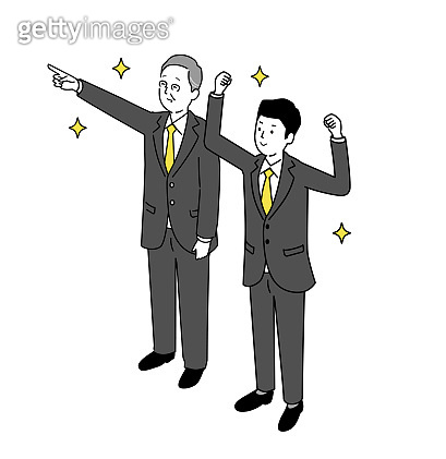 Boss and subordinates,good relationships image,Business,vector ...