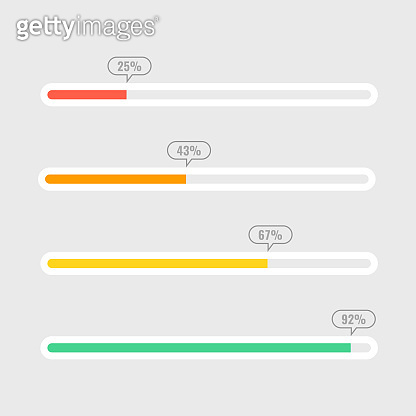 Progress bar of file copying template. Vector illustration. 이미지 ...