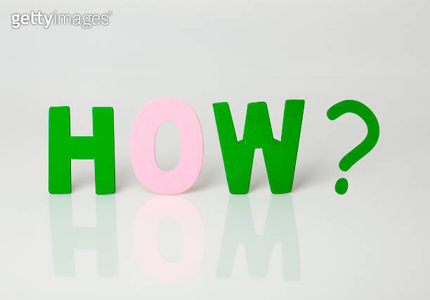 How Question Alphabet Letters (1410901206) - 게티이미지뱅크