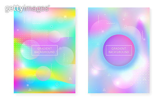 Minimal Presentation. Blue Magic Design. Round Vector. Trendy Do 이미지 ...