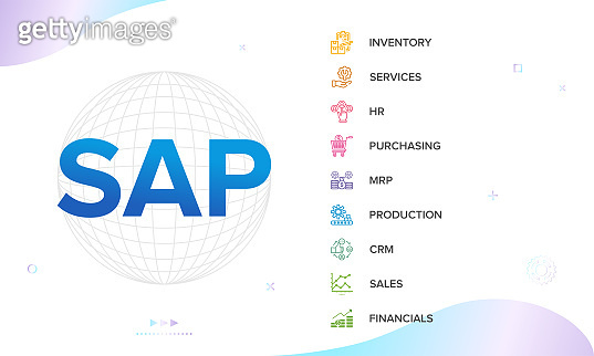 SAP Enterprise Resource Planning (ERP) construction concept module ...