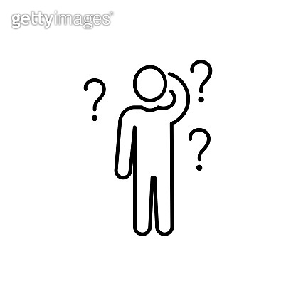 people question icon. people question symbol template for graphic and ...