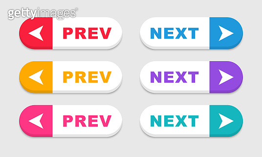 Set of next and previous buttons. Prev, next icons. Web buttons with ... Set of next and previous buttons. Prev, next icons. Web buttons with ...