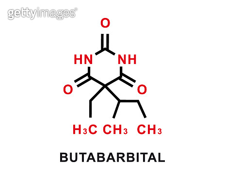 Butabarbital chemical formula. Butabarbital chemical molecular ...