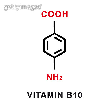 Vitamin B10 chemical formula. Vitamin B10 chemical molecular structure ...