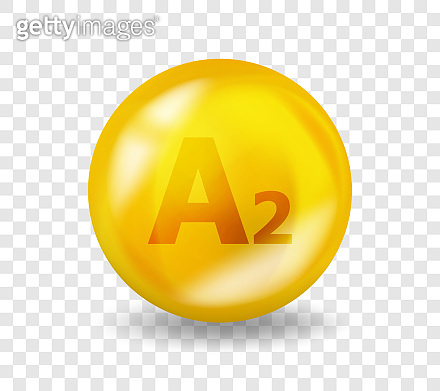 Vitamin A2 Dehydroretinol. Vitamin complex illustration concept. A2 ...