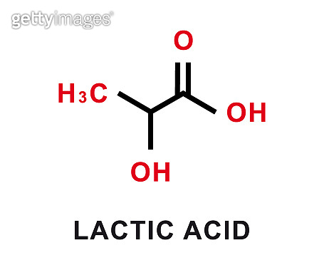 Lactic acid chemical formula. Lactic acid chemical molecular structure ...