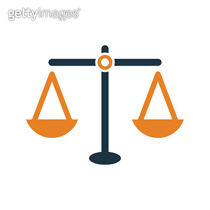 Balance, decision, scales icon. Simple editable vector graphics. 이미지 ...
