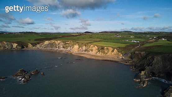 Cooper Coast of Waterford Ireland. Garrarus beach sunset with stunning ...