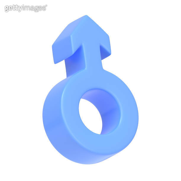 Blue man symbol isolated on white background 이미지 (1435981943) - 게티이미지뱅크