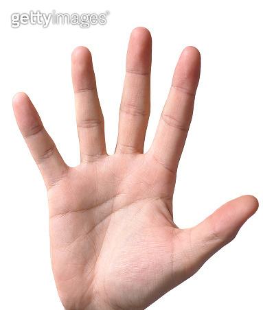 hand symbol that means five 이미지 (1438335724) - 게티이미지뱅크