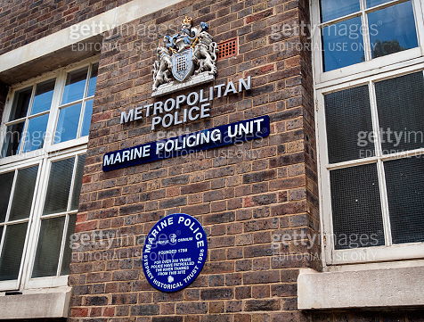 Metropolitan Police Marine Policing Unit building in Wapping High ...