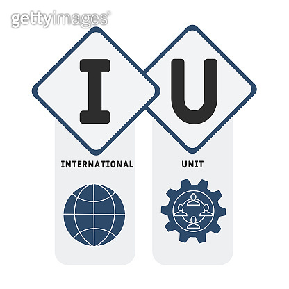 IU - International Unit acronym (1390417768) 일러스트, 무료 일러스트, 아이콘, 무료 아이콘 ...