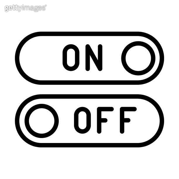 switches icon from multimedia collection. Thin linear switches, switch ...