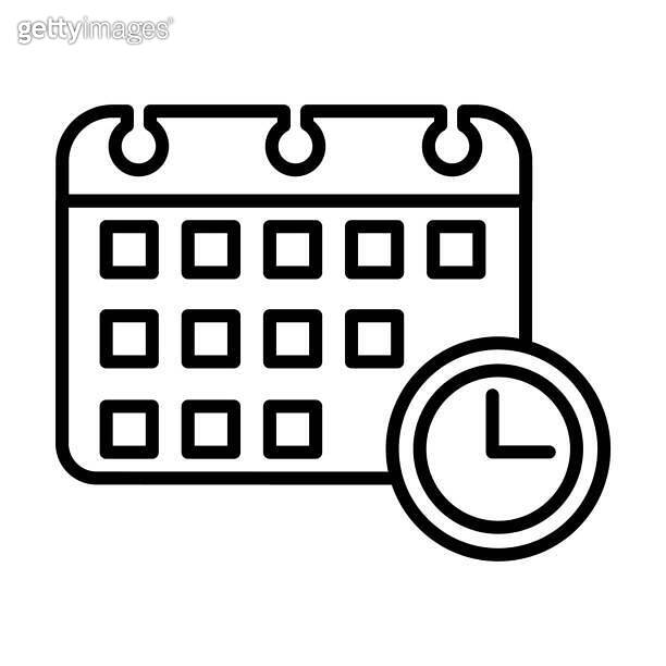 appointment icon. Thin linear appointment outline icon isolated on ...