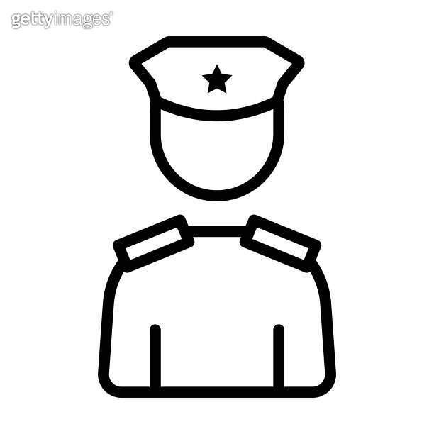 lieutenant icon from army and war collection. Thin linear lieutenant ...