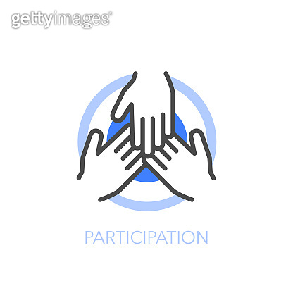 Simple visualised participation icon symbol 이미지 (1416880332) - 게티이미지뱅크
