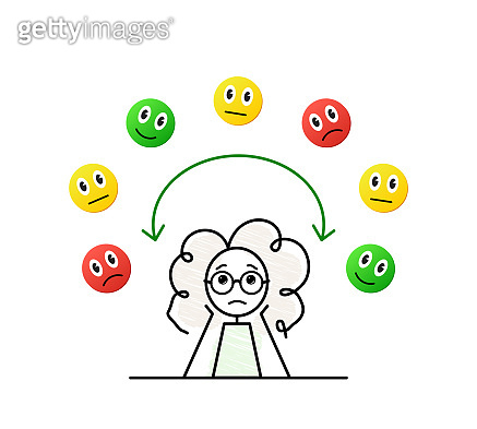 understanding your emotions, mood swings control, cute little teenage ...