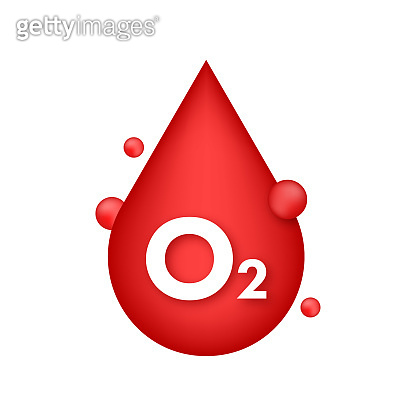 Blood o2, great design for any purposes. Vector illustration design ...