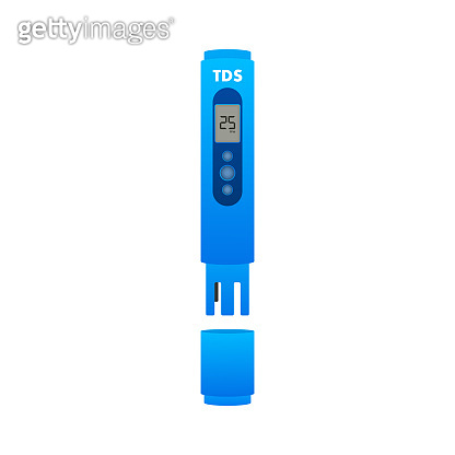 TDS - Total Dissolved Solids. Testing your water. Vector stock ...