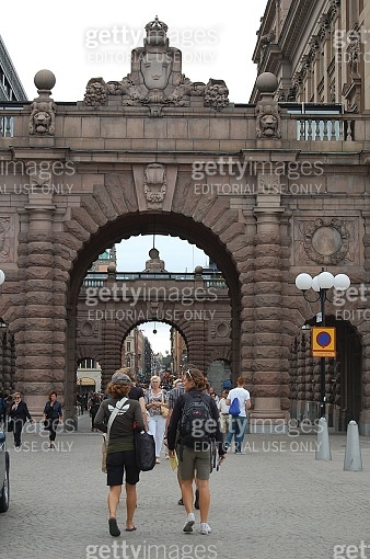 6 may, 2022, Stockholm, Sweden, The Parliament House (Swedish: Riksdagshuset), is the seat of ...