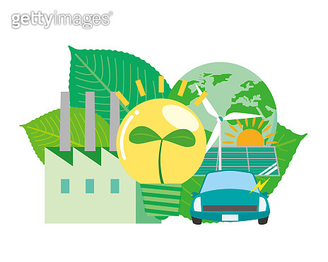 Image illustration of green transformation 2 이미지 (1411378113) - 게티이미지뱅크