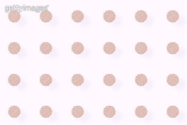 Pattern of orange geometric shapes in retro, geometric 80s 90s style ...